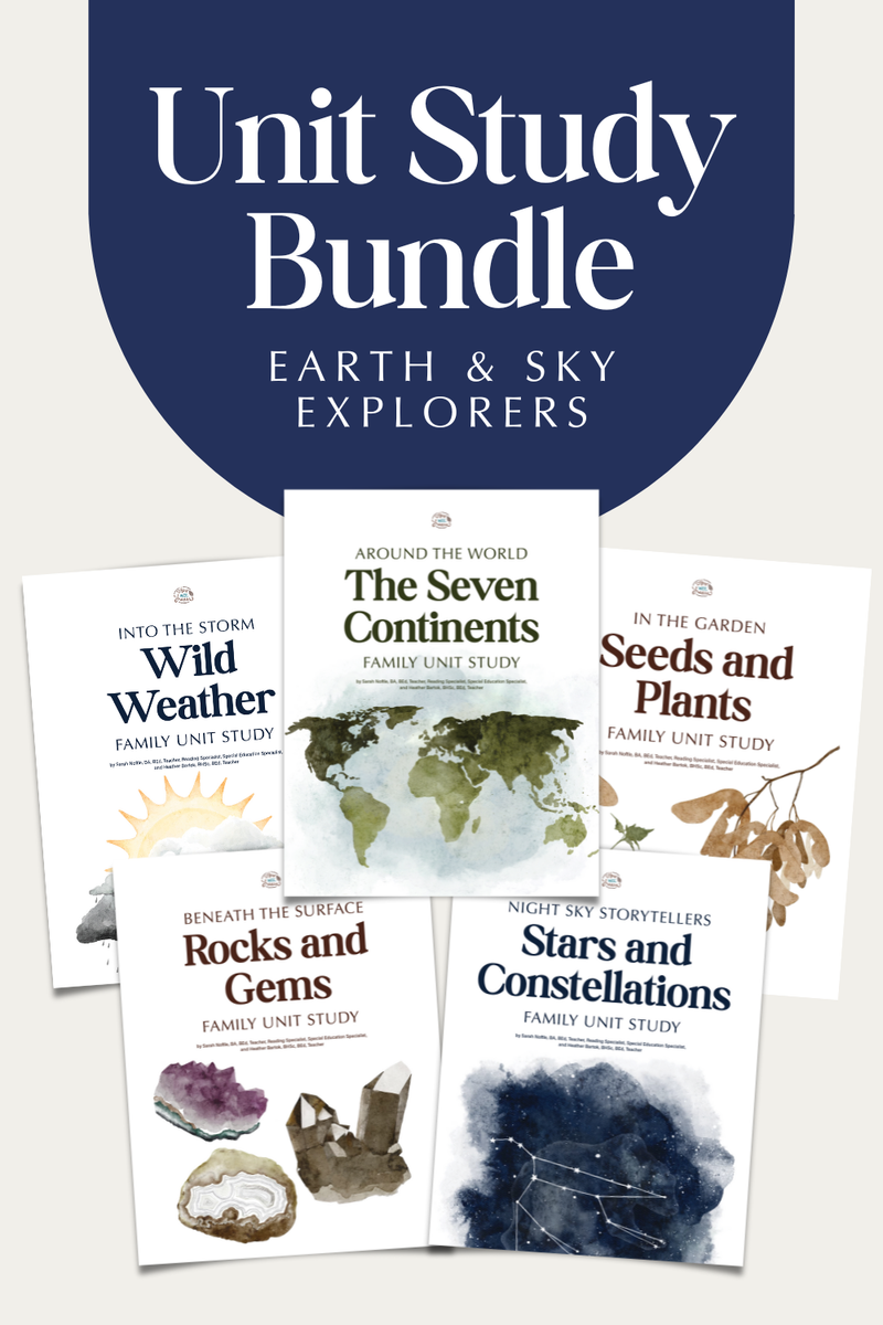 Earth & Sky Explorers Bundle | Family Unit Studies for Ages 4-12 – How ...