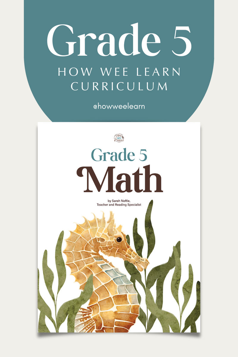 Grade Five Math Curriculum | Homeschool in one page a day! – How Wee Learn