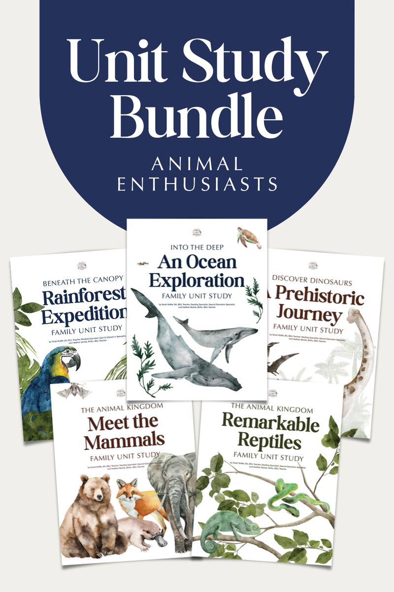 Animal Enthusiasts Bundle | Family Unit Studies for Ages 4-12 – How Wee ...