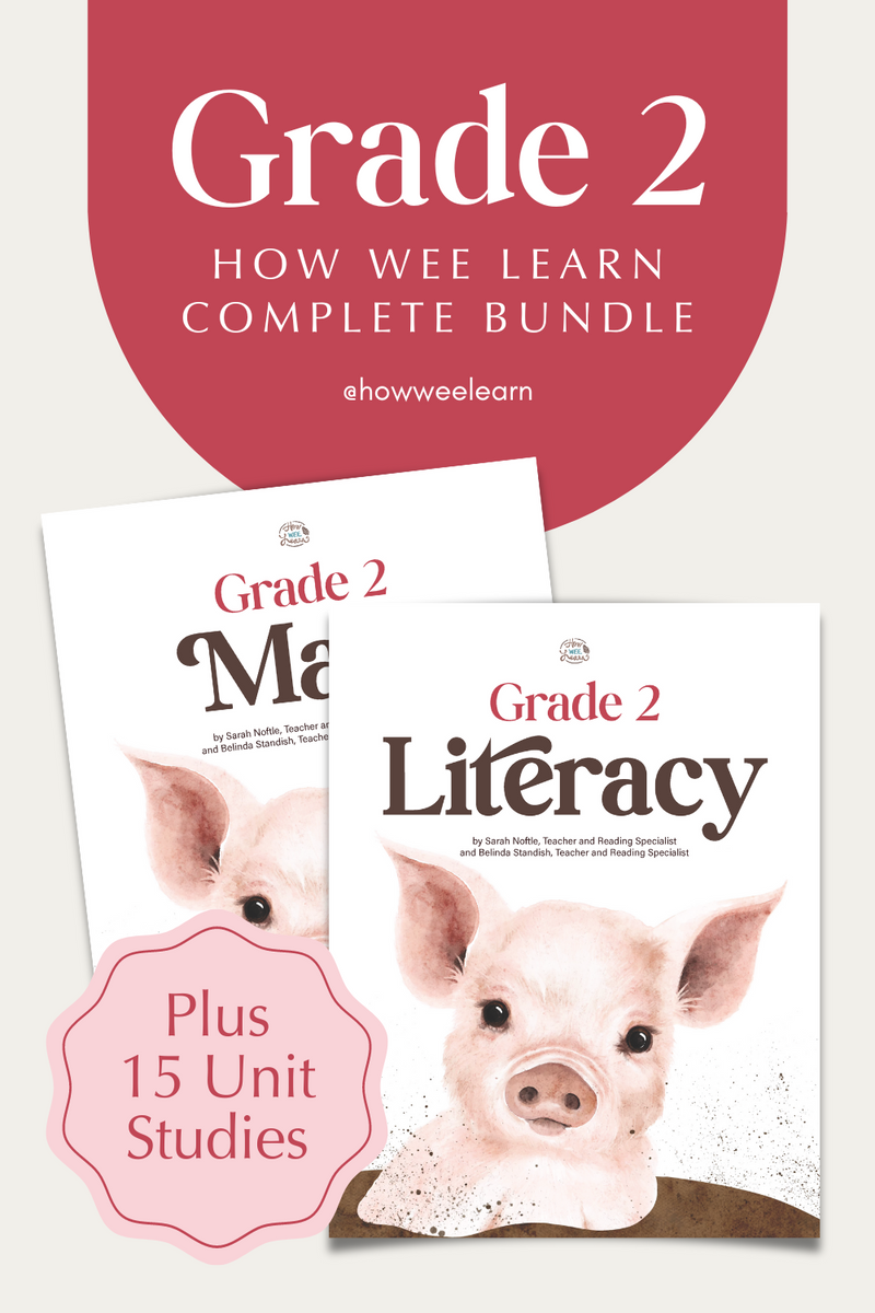 Grade Two Complete Bundle | Homeschooling is meant to be this fun! – How Wee Learn
