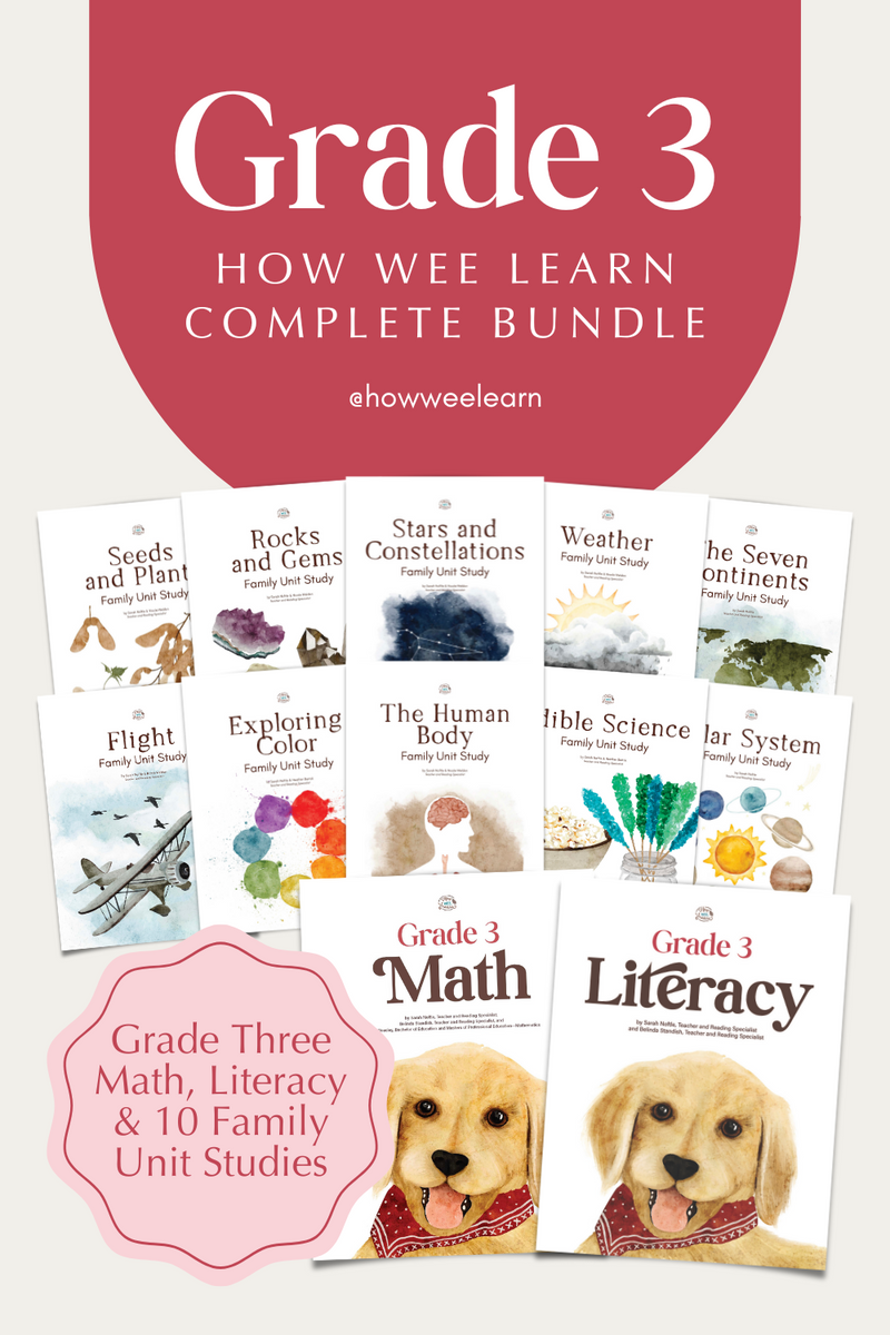 Grade Three Complete Bundle | Homeschooling is meant to be this fun! – How Wee Learn