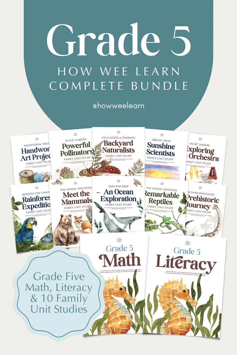 Grade Five Complete Bundle | Homeschooling is meant to be this fun ...