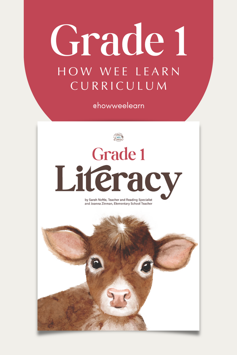 Grade One Literacy Curriculum | Homeschool in one page a day! – How Wee ...
