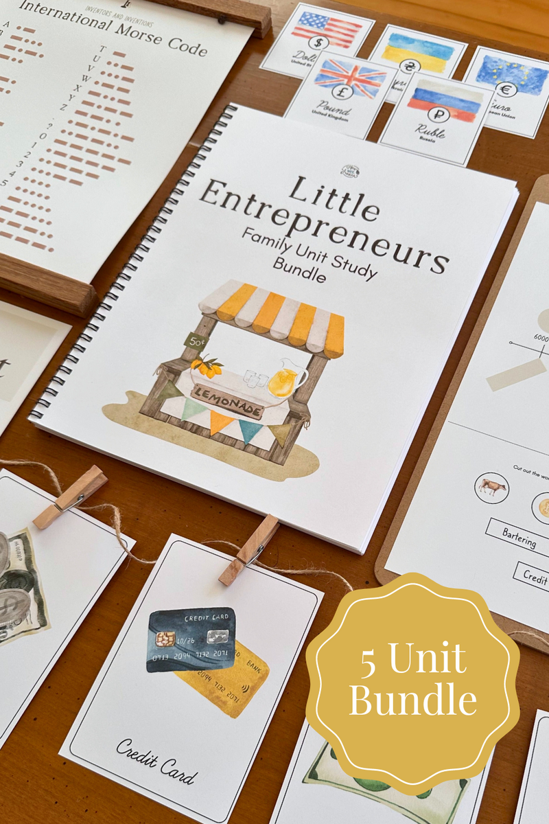 Little Entrepreneurs Bundle | Family Unit Studies for Ages 4-12 – How ...
