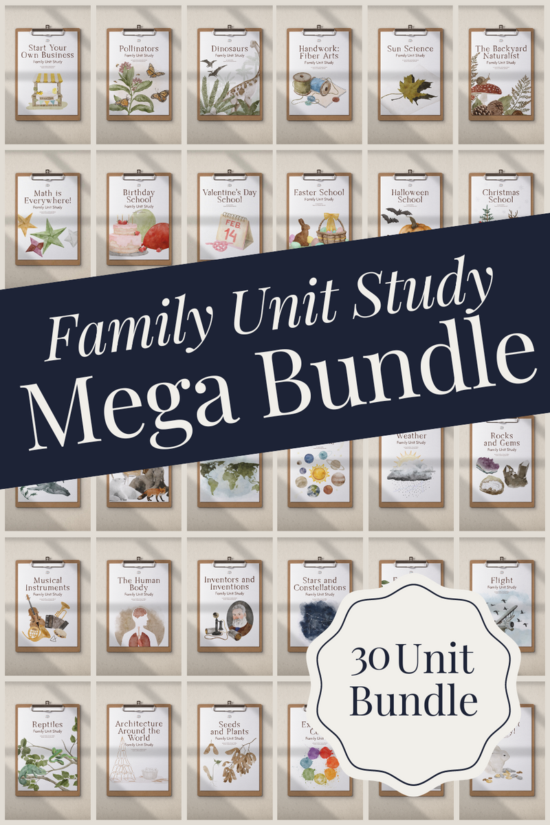 Family Unit Study Mega Bundle – How Wee Learn