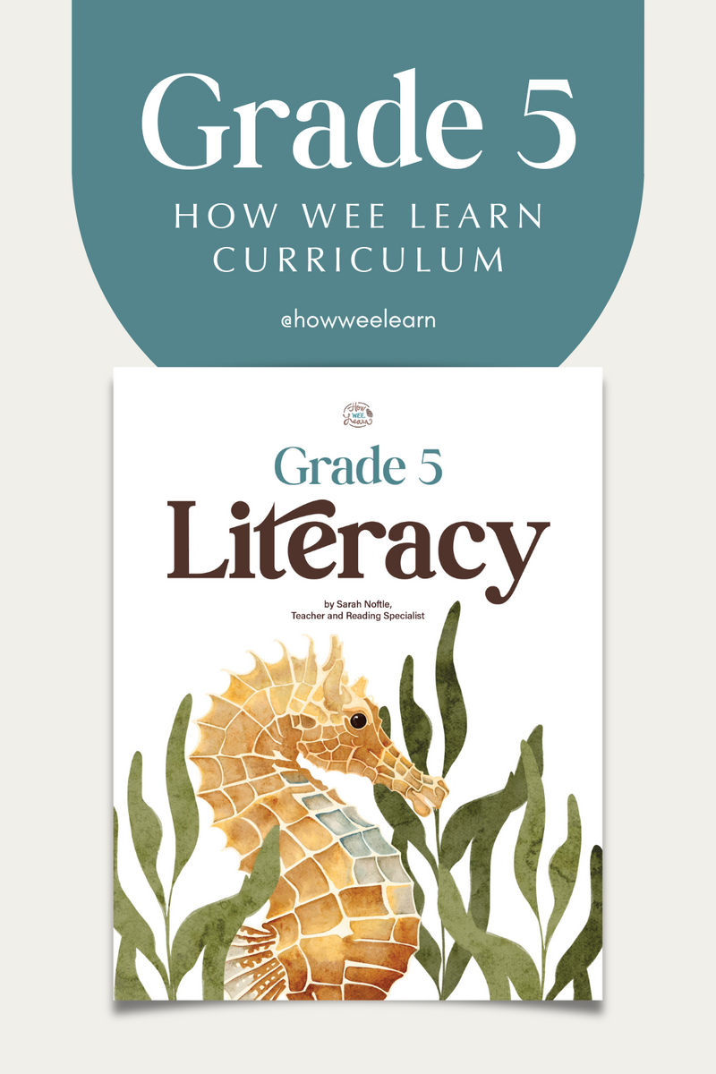 Grade Five Literacy Curriculum | Homeschool in one page a day! – How ...