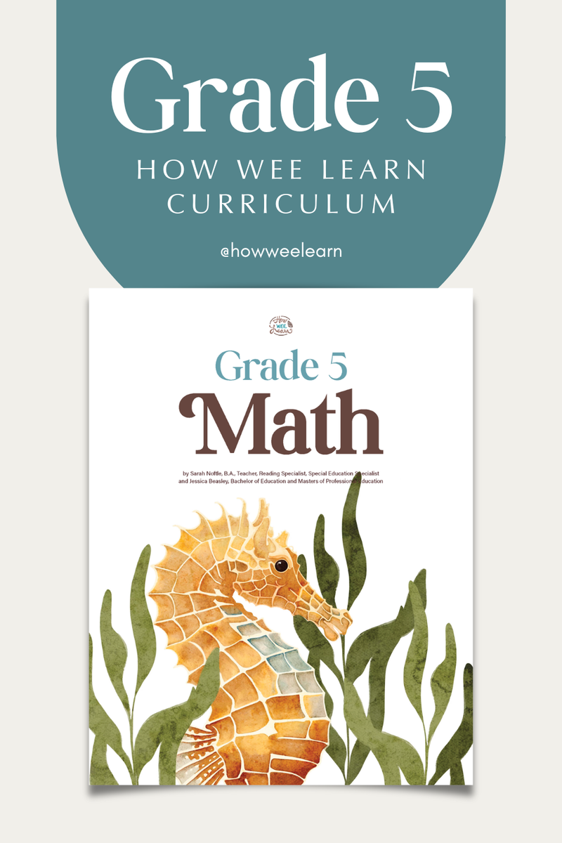 Grade Five Math Curriculum | Homeschool in one page a day! – How Wee Learn